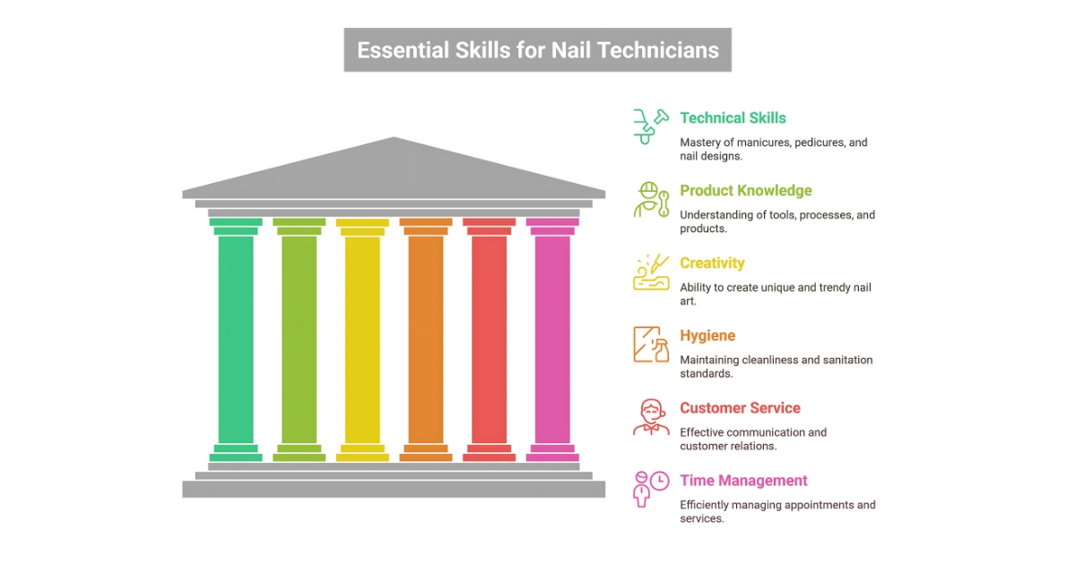 What Skills Do Nail Technicians Need for High-Paying Jobs?